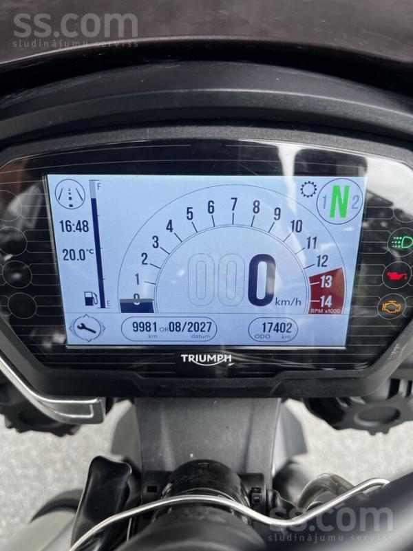 Триумф Street Triple 2017 в Бауска, объемом двигателя 0.80 л и пробегом 0 тыс. км за 5800 €, фото 4 на AUTOMOTO.COM.LV