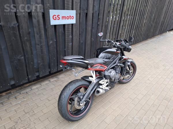 Триумф Street Triple 2018 в Рига, объемом двигателя 0.77 л и пробегом 0 тыс. км за 4600 €, фото 3 на AUTOMOTO.COM.LV