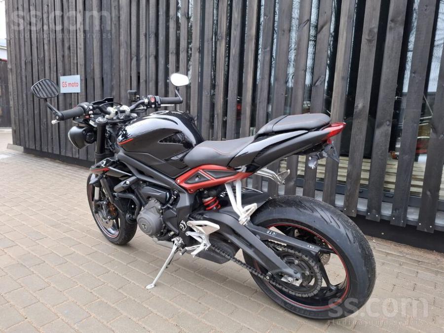 Triumph Street Triple 2018 Rīga, ar dzinēja tilpumu 0.77 L un nobraukumu 0 tūkst. km par 4600 €, foto 6 vietnē AUTOMOTO.COM.LV