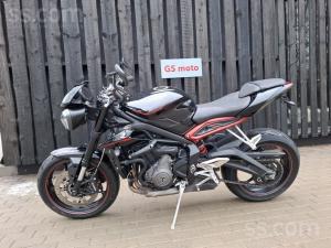 Triumph Street Triple 2018 Rīga, ar dzinēja tilpumu 0.77 L un nobraukumu 0 tūkst. km par 4600 €, foto 7 vietnē AUTOMOTO.COM.LV
