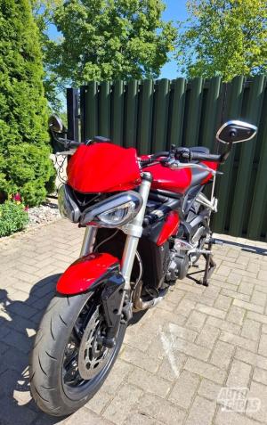 Triumph Street Triple 2018 Viļņa, ar dzinēja tilpumu 0.00 L un nobraukumu 17 tūkst. km par 4900 €, foto 12 vietnē AUTOMOTO.COM.LV