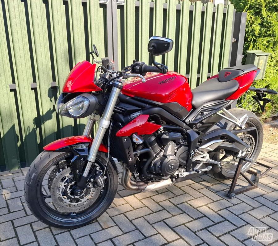 Triumph Street Triple 2018 Viļņa, ar dzinēja tilpumu 0.00 L un nobraukumu 17 tūkst. km par 4900 €, foto 13 vietnē AUTOMOTO.COM.LV
