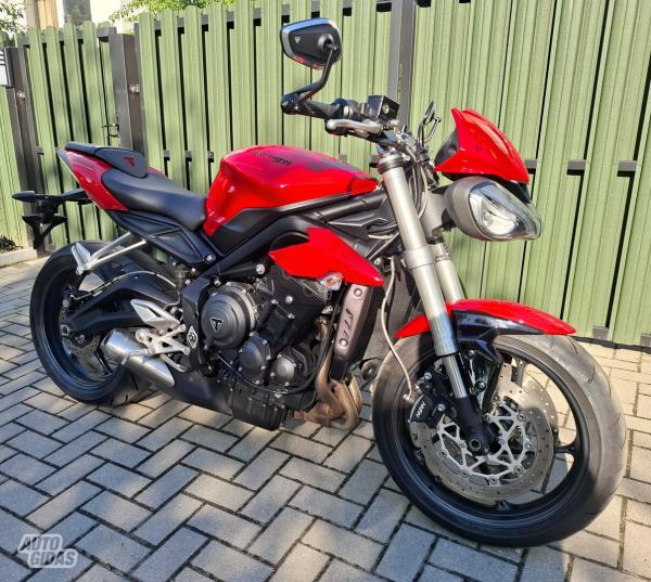 Triumph Street Triple 2018 in Vilnius, with an engine capacity of 0.00 L and mileage of 0 thousand km for 4900 €, photo 3 on AUTOMOTO.COM.LV