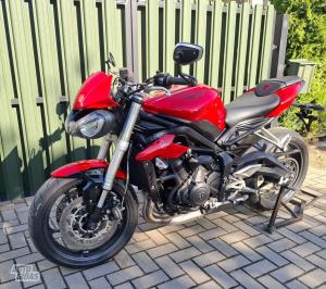 Triumph Street Triple 2018 Viļņa, ar dzinēja tilpumu 0.00 L un nobraukumu 0 tūkst. km par 3950 €, foto 1 vietnē AUTOMOTO.COM.LV