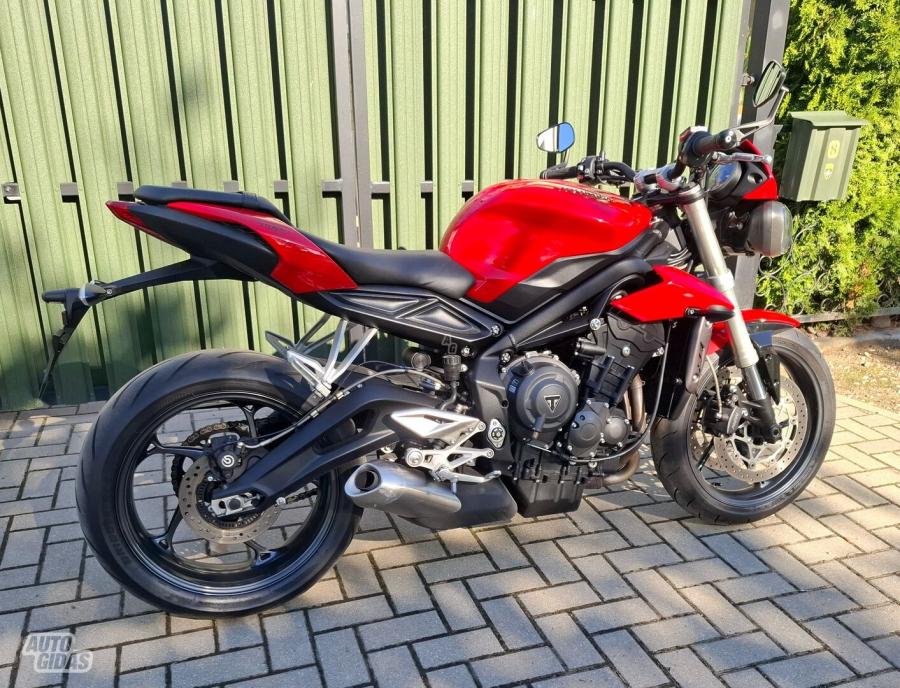 Triumph Street Triple 2018 in Vilnius, with an engine capacity of 0.00 L and mileage of 0 thousand km for 3950 €, photo 4 on AUTOMOTO.COM.LV
