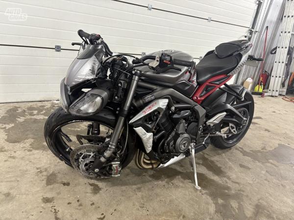 Триумф Street Triple 2022 в Кельме, объемом двигателя 0.77 л и пробегом 9 тыс. км за 2430 €, фото 1 на AUTOMOTO.COM.LV