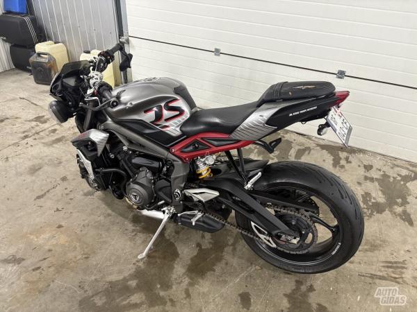 Триумф Street Triple 2022 в Кельме, объемом двигателя 0.77 л и пробегом 9 тыс. км за 2430 €, фото 3 на AUTOMOTO.COM.LV