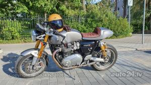 Grey Triumph Thruxton 2017 in Tallinn, with an engine capacity of 1.20 L and mileage of 6 thousand km for 9990 €, photo  on AUTOMOTO.COM.LV