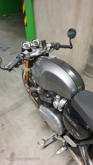 Grey Triumph Thruxton 2017 in Tallinn, with an engine capacity of 1.20 L and mileage of 6 thousand km for 9990 €, photo 5 on AUTOMOTO.COM.LV