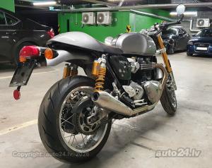 Grey Triumph Thruxton 2017 in Tallinn, with an engine capacity of 1.20 L and mileage of 6 thousand km for 9990 €, photo 7 on AUTOMOTO.COM.LV