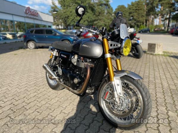 Серый Триумф Thruxton 2019 в Таллин, объемом двигателя 1.20 л и пробегом 16 тыс. км за 9900 €, фото 11 на AUTOMOTO.COM.LV