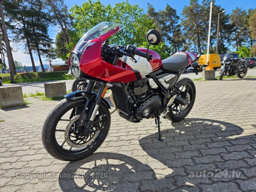 Red Triumph Thruxton 2026 in Tallinn, with an engine capacity of 0.00 L and mileage of 1 thousand km for 7790 €, photo 8 on AUTOMOTO.COM.LV