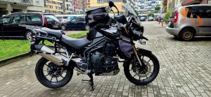 Black Triumph Tiger 2012 in Vilnius, with an engine capacity of 1.20 L and mileage of 1 thousand km for 3900 €, photo  on AUTOMOTO.COM.LV