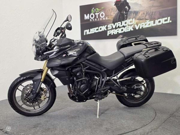 Black Triumph Tiger 2012 in Panevezys, with an engine capacity of 0.80 L and mileage of 54 thousand km for 3350 €, photo 6 on AUTOMOTO.COM.LV