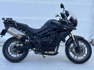 Black Triumph Tiger 2012 in Riga, with an engine capacity of 0.80 L and mileage of 70 thousand km for 4700 €, photo  on AUTOMOTO.COM.LV