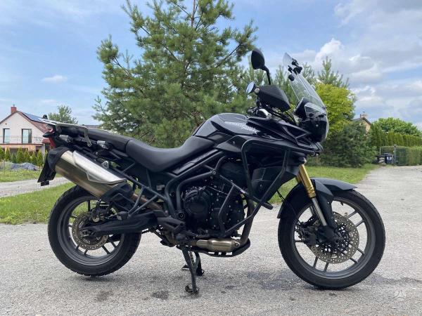 Black Triumph Tiger 2014 in Vilnius, with an engine capacity of 0.80 L and mileage of 112 thousand km for 3800 €, photo 1 on AUTOMOTO.COM.LV