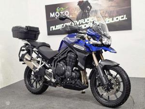 Zils Triumph Tiger 2012 Panevēža, ar dzinēja tilpumu 1.20 L un nobraukumu 53 tūkst. km par 6390 €, foto  vietnē AUTOMOTO.COM.LV