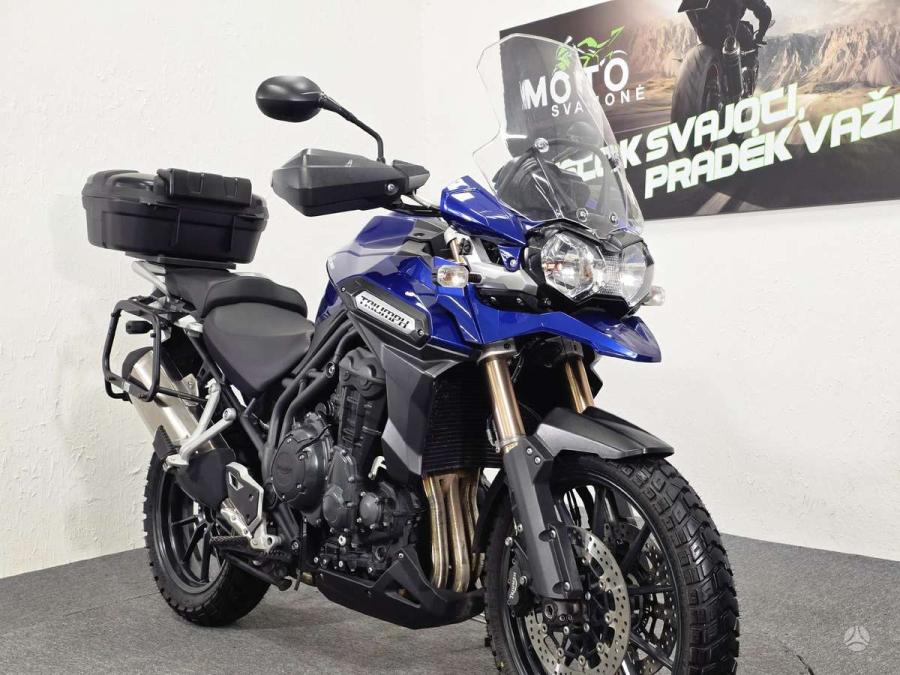Zils Triumph Tiger 2012 Panevēža, ar dzinēja tilpumu 1.20 L un nobraukumu 53 tūkst. km par 6390 €, foto 2 vietnē AUTOMOTO.COM.LV