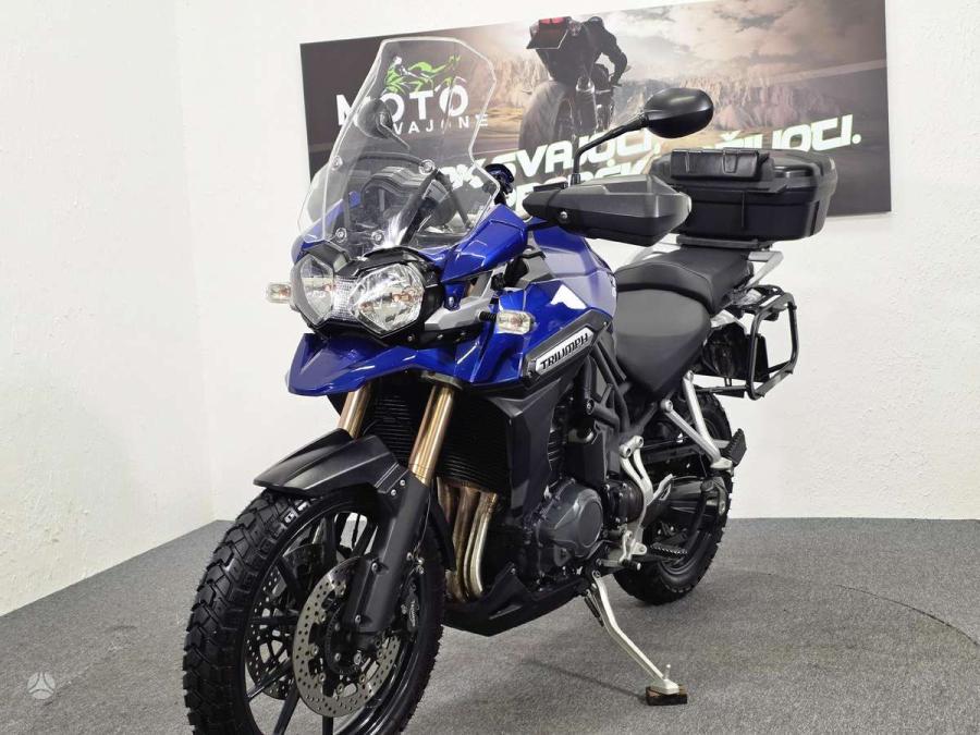 Zils Triumph Tiger 2012 Panevēža, ar dzinēja tilpumu 1.20 L un nobraukumu 53 tūkst. km par 6390 €, foto 6 vietnē AUTOMOTO.COM.LV