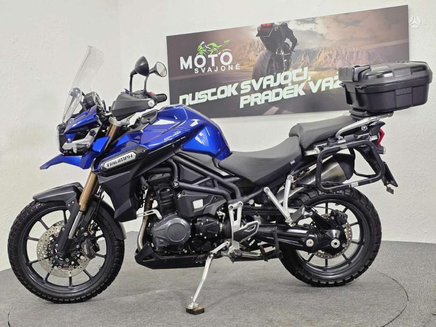 Zils Triumph Tiger 2012 Panevēža, ar dzinēja tilpumu 1.20 L un nobraukumu 53 tūkst. km par 6390 €, foto 9 vietnē AUTOMOTO.COM.LV