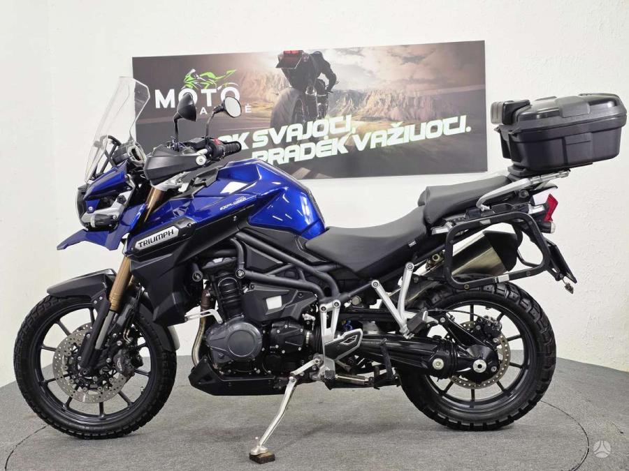 Zils Triumph Tiger 2012 Panevēža, ar dzinēja tilpumu 1.20 L un nobraukumu 53 tūkst. km par 6390 €, foto 11 vietnē AUTOMOTO.COM.LV