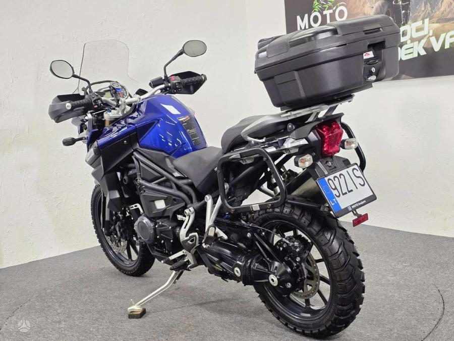 Zils Triumph Tiger 2012 Panevēža, ar dzinēja tilpumu 1.20 L un nobraukumu 53 tūkst. km par 6390 €, foto 12 vietnē AUTOMOTO.COM.LV