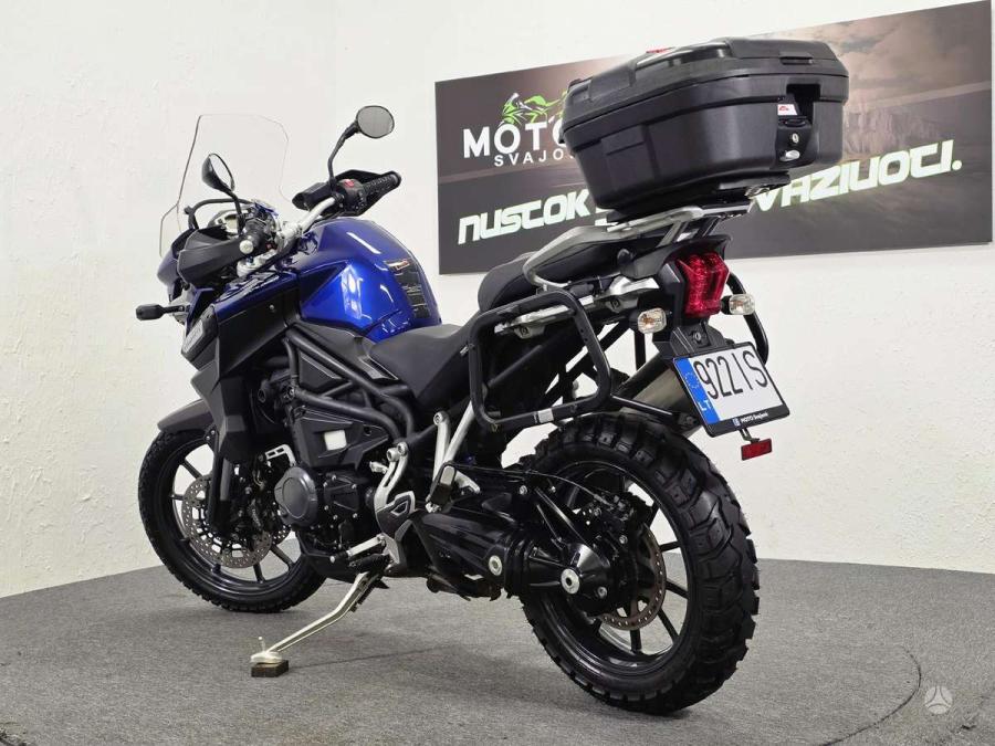 Zils Triumph Tiger 2012 Panevēža, ar dzinēja tilpumu 1.20 L un nobraukumu 53 tūkst. km par 6390 €, foto 13 vietnē AUTOMOTO.COM.LV