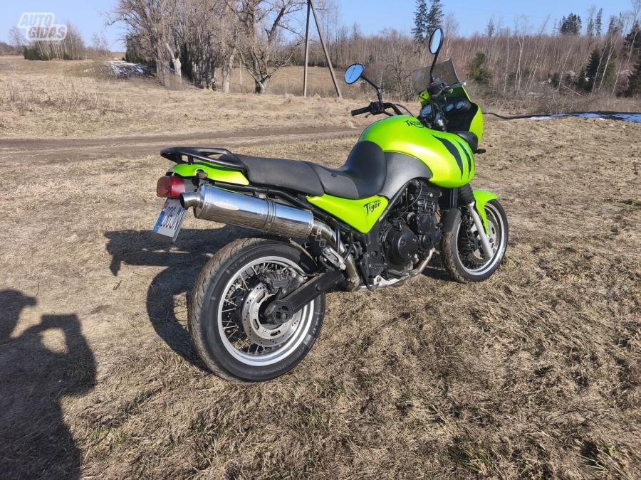 Zaļš Triumph Tiger 2001 Ignalina, ar dzinēja tilpumu 0.96 L un nobraukumu 48 tūkst. km par 1599 €, foto 3 vietnē AUTOMOTO.COM.LV