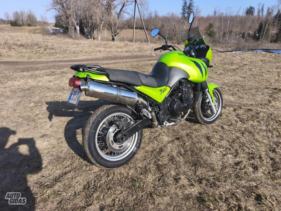 Zaļš Triumph Tiger 2001 Ignalina, ar dzinēja tilpumu 0.96 L un nobraukumu 48 tūkst. km par 1650 €, foto 3 vietnē AUTOMOTO.COM.LV