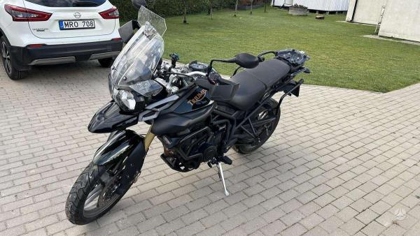 Green Triumph Tiger 2011 in Alytus, with an engine capacity of 0.80 L and mileage of 85 thousand km for 4500 €, photo 1 on AUTOMOTO.COM.LV