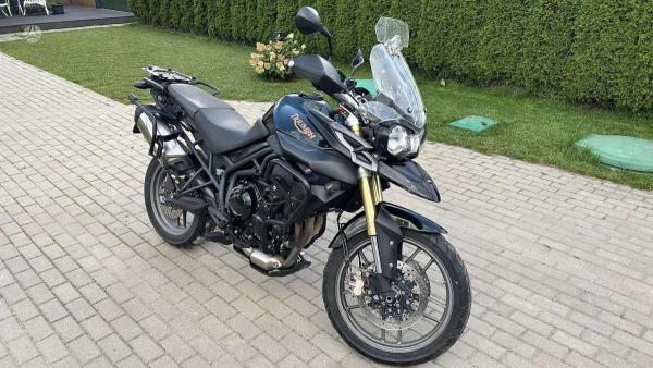 Green Triumph Tiger 2011 in Alytus, with an engine capacity of 0.80 L and mileage of 85 thousand km for 4500 €, photo 4 on AUTOMOTO.COM.LV