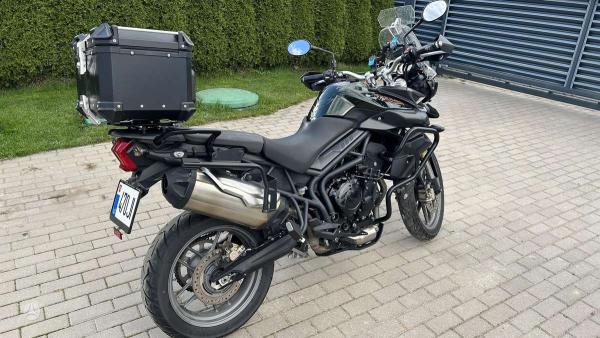Green Triumph Tiger 2011 in Alytus, with an engine capacity of 0.80 L and mileage of 85 thousand km for 4500 €, photo 5 on AUTOMOTO.COM.LV