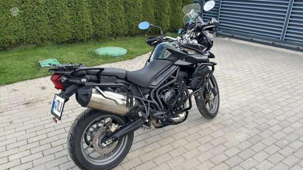 Green Triumph Tiger 2011 in Alytus, with an engine capacity of 0.80 L and mileage of 85 thousand km for 4500 €, photo 6 on AUTOMOTO.COM.LV