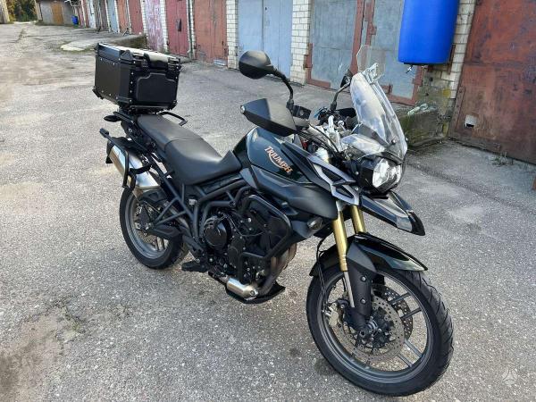 Green Triumph Tiger 2011 in Alytus, with an engine capacity of 0.80 L and mileage of 85 thousand km for 4500 €, photo 9 on AUTOMOTO.COM.LV