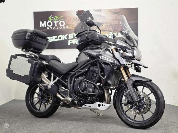 Pelēks Triumph Tiger 2012 Panevēža, ar dzinēja tilpumu 1.20 L un nobraukumu 113 tūkst. km par 6550 €, foto 1 vietnē AUTOMOTO.COM.LV
