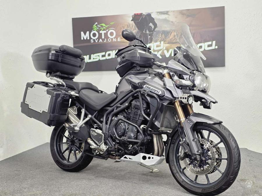 Pelēks Triumph Tiger 2012 Panevēža, ar dzinēja tilpumu 1.20 L un nobraukumu 113 tūkst. km par 6550 €, foto 2 vietnē AUTOMOTO.COM.LV