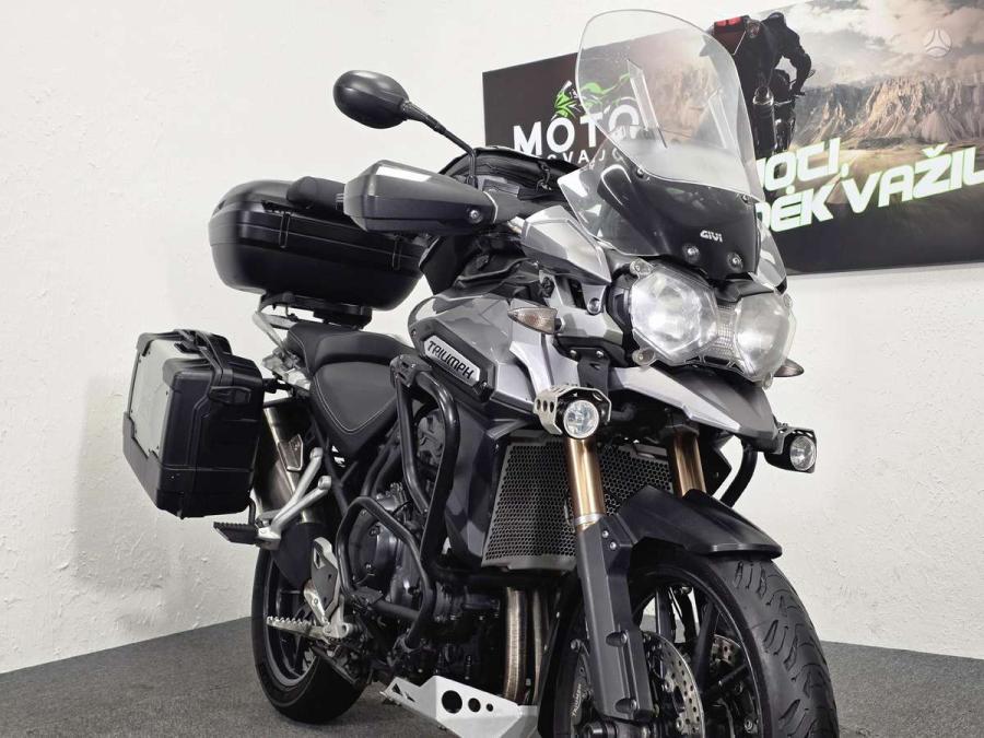 Pelēks Triumph Tiger 2012 Panevēža, ar dzinēja tilpumu 1.20 L un nobraukumu 113 tūkst. km par 6550 €, foto 3 vietnē AUTOMOTO.COM.LV