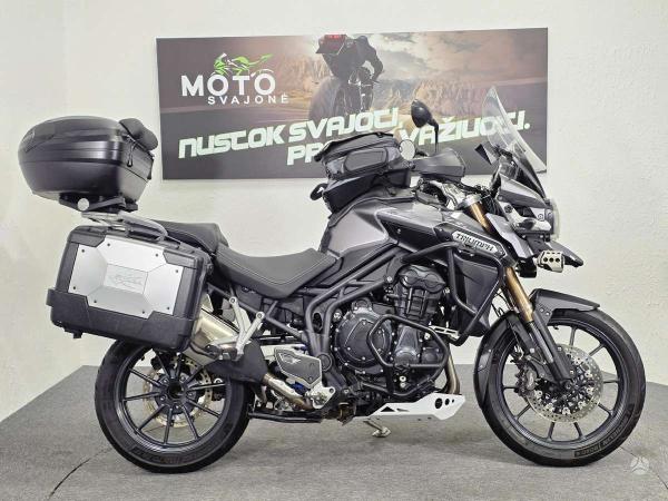 Pelēks Triumph Tiger 2012 Panevēža, ar dzinēja tilpumu 1.20 L un nobraukumu 113 tūkst. km par 6550 €, foto 5 vietnē AUTOMOTO.COM.LV