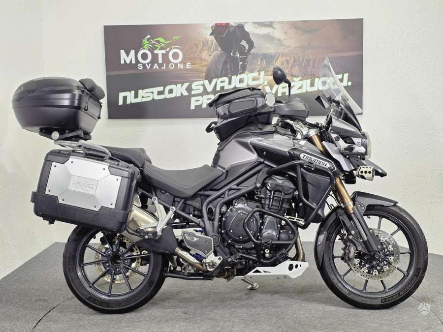 Pelēks Triumph Tiger 2012 Panevēža, ar dzinēja tilpumu 1.20 L un nobraukumu 113 tūkst. km par 6550 €, foto 5 vietnē AUTOMOTO.COM.LV