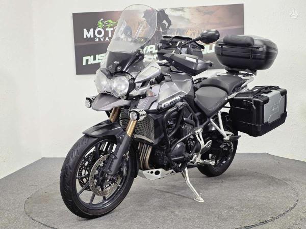 Pelēks Triumph Tiger 2012 Panevēža, ar dzinēja tilpumu 1.20 L un nobraukumu 113 tūkst. km par 6550 €, foto 6 vietnē AUTOMOTO.COM.LV