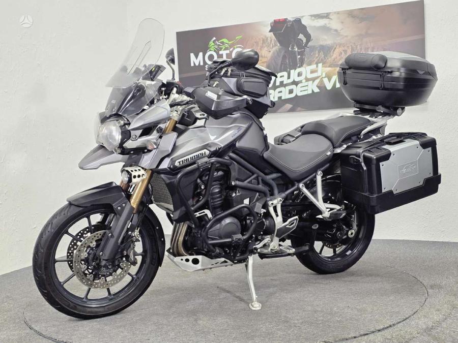 Pelēks Triumph Tiger 2012 Panevēža, ar dzinēja tilpumu 1.20 L un nobraukumu 113 tūkst. km par 6550 €, foto 7 vietnē AUTOMOTO.COM.LV