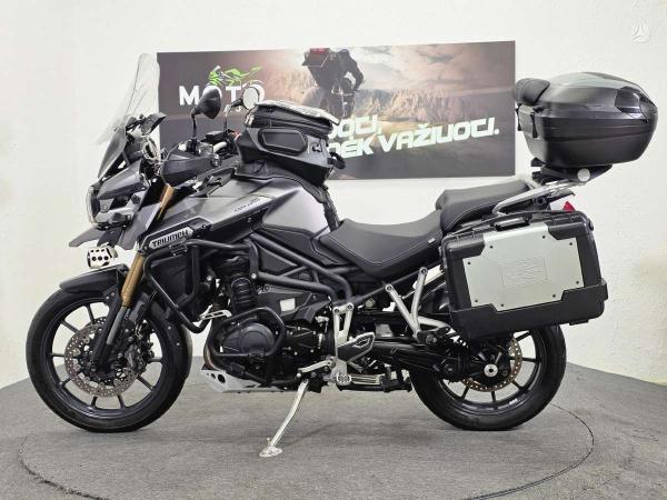 Pelēks Triumph Tiger 2012 Panevēža, ar dzinēja tilpumu 1.20 L un nobraukumu 113 tūkst. km par 6550 €, foto 9 vietnē AUTOMOTO.COM.LV