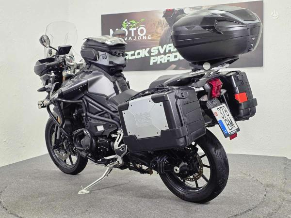 Pelēks Triumph Tiger 2012 Panevēža, ar dzinēja tilpumu 1.20 L un nobraukumu 113 tūkst. km par 6550 €, foto 10 vietnē AUTOMOTO.COM.LV