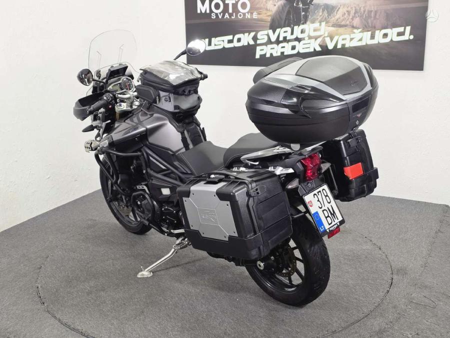 Pelēks Triumph Tiger 2012 Panevēža, ar dzinēja tilpumu 1.20 L un nobraukumu 113 tūkst. km par 6550 €, foto 11 vietnē AUTOMOTO.COM.LV