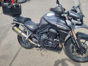 Grey Triumph Tiger 2012 in Telschi, with an engine capacity of 1.22 L and mileage of 83 thousand km for 5400 €, photo 3 on AUTOMOTO.COM.LV