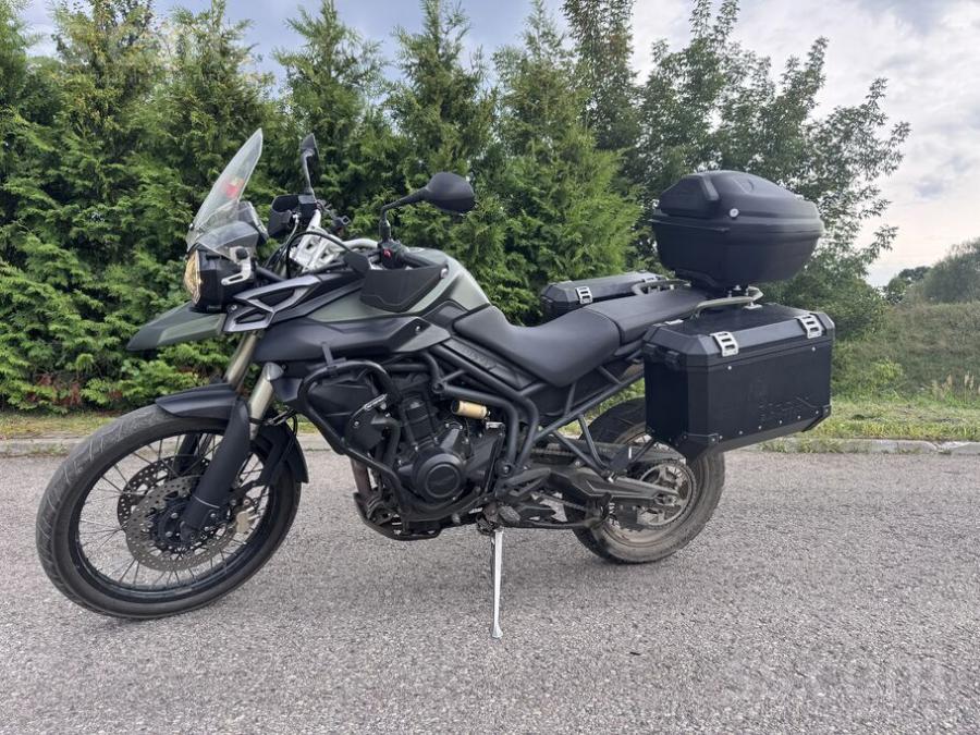 Triumph Tiger 2014 in Daugavpils, with an engine capacity of 0.80 L and mileage of 0 thousand km for 5900 €, photo 1 on AUTOMOTO.COM.LV