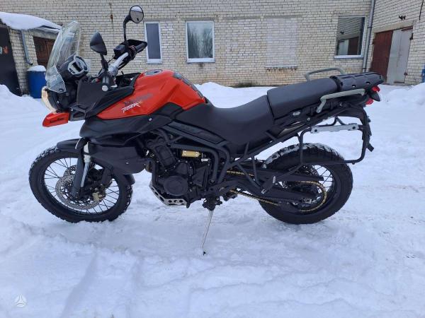 Orange Triumph Tiger 2011 in Panevezys, with an engine capacity of 0.80 L and mileage of 44 thousand km for 4800 €, photo 1 on AUTOMOTO.COM.LV