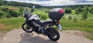 White Triumph Tiger 2011 in Vilnius, with an engine capacity of 0.80 L and mileage of 56 thousand km for 4999 €, photo  on AUTOMOTO.COM.LV