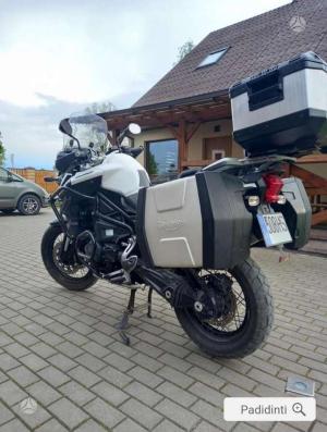 Balts Triumph Tiger 2013 Viļņa, ar dzinēja tilpumu 1.22 L un nobraukumu 78 tūkst. km par 6350 €, foto 4 vietnē AUTOMOTO.COM.LV