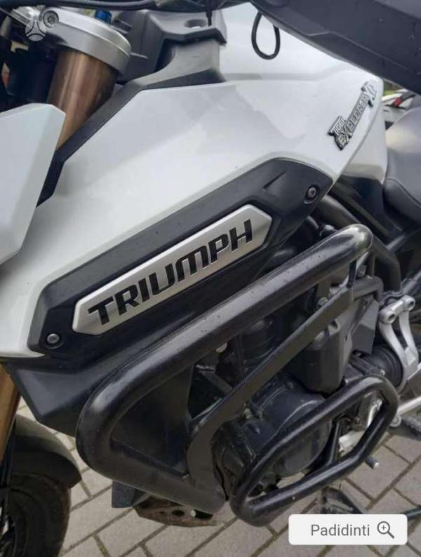Balts Triumph Tiger 2013 Viļņa, ar dzinēja tilpumu 1.22 L un nobraukumu 78 tūkst. km par 6350 €, foto 5 vietnē AUTOMOTO.COM.LV